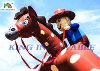 China Giant Cowboy Inflatable Bouncy Castle For Adults And Kids To Celebrate for sale