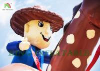 China Giant Cowboy Inflatable Bouncy Castle For Adults And Kids To Celebrate for sale