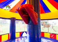 China Commercial Carousel Inflatable Jumping Castle , Inflatable Dome House With Step for sale
