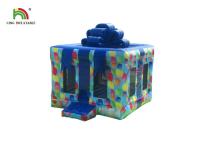 China Customized Pink 4X4m Inflatable Gift Box Blow Up Jumping Castle For Party for sale