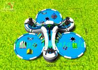 China Huge Inflatable Water Parks With Cartoon Characters , Slides , Swimming Pools for sale