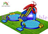 China Outdoor Huge Commercial Inflatable Water Parks With Slide And Pool 1 Year Warranty for sale