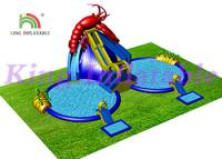 China Outdoor Huge Commercial Inflatable Water Parks With Slide And Pool 1 Year Warranty for sale