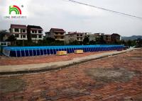China Customized Yellow Elephant Inflatable Water Parks With Slide / Pool / CE Air Pump for sale
