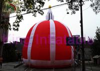 China Outside Dome Red Blow Up Event Tent Airtight Plato Fabric Weather - Resistant for sale