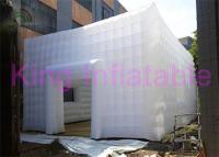 China Large Inflatable Cube Tent With Door For Wedding Party Or Trade Show for sale