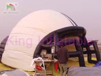 China 0.4mm PVC  White Inflatable Event Tent With CE Blower For Business for sale