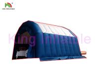 China Blue Inflatable Medical Tent With Water - Proof White Roof Double Stitching for sale