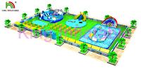 China Plato PVC Tarpaulin Anti - UV Blow Up Water Park Customize For Amusement for sale