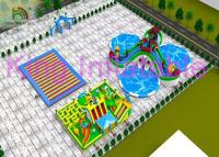 China Commercial Plato PVC Tarpaulin Inflatable Water Parks For Multiplay CE OEM for sale