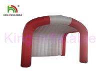 China Outdoor Oxford Blow Up Tent Half Cover Shed For Promotion / Exhibition / Stage Show for sale