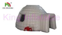 China Waterproof White Inflatable Event Tent Tunnel Transparent Dome Roof For Rental Business for sale