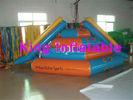 China CE Inflatable Floating Slide / Huge Fortress Inflatable Water Toy Customized For Adult for sale