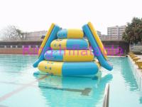 China Custom Size Commercial Rental Blow Up Water Toy Aqua CE Slide For Water Equipment for sale