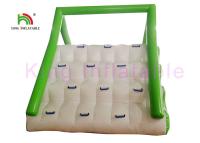 China Fire Resistant 0.9mm PVC Tarpaulin Blow Up Water Toy / Aqua Wet Slide for Water Park for sale