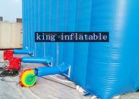 China 12m High Waterproof PVC Inflatable Dry Slide Amazing Design For Amusement Games for sale