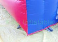 China Cartoon Car Decoration Inflatable Dry Slide Kids Outdoor Backyard Slide By Plato PVC for sale