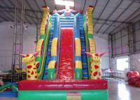 China PVC Colorful Single Lanes Blow Up Dry Slide Spider & Deer Slide With 2 Years Warranty for sale
