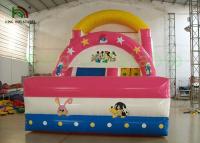 China PVC Tarpaulin Kid Theme Inflatable Dry Slide With Bounce House For Amusement Park for sale