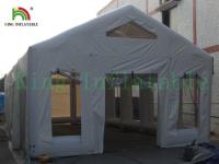 China Commercial Durable White Inflatable Event Tent PVC Tarpaulin Or Oxford For Trade Show for sale