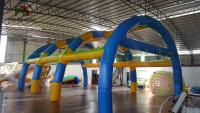China Decoration Inflatable Promotion Ad Tent Opening PVC Tube Shape / Blow Up Air Tent for sale