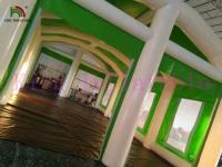 China Green / White Waterproof Giant Inflatable Event Tent Easy Set Up And Dismantle for sale