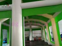 China Green / White Waterproof Giant Inflatable Event Tent Easy Set Up And Dismantle for sale