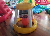 China Colorful Sea Animal Theme Durable PVC Blow Up Water Park With Slide / Pool / Water Toys for sale