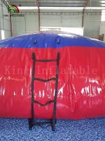 China Heat Sealing Colorful Blow Up Water Pillow / Tower Blob PVC Water Toy For Water park for sale