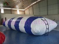 China SGS Blue PVC Blow Up Water Park Jumping Flip Water Toy, Inflatable Water Blob for sale
