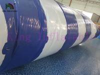 China SGS Blue PVC Blow Up Water Park Jumping Flip Water Toy, Inflatable Water Blob for sale