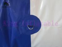 China SGS Blue PVC Blow Up Water Park Jumping Flip Water Toy, Inflatable Water Blob for sale