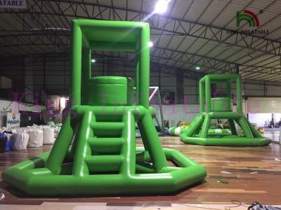 China Hot Sealed Large Inflatable Water Guard Tower Water PVC Tarpaulin Toy For Water Park for sale