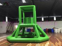 China Hot Sealed Large Inflatable Water Guard Tower Water PVC Tarpaulin Toy For Water Park for sale