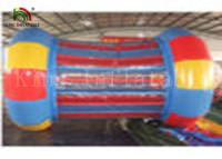 China OEM PVC Tarpaulin Inflatable Water Toy / Roller For Water Park With 110V / 220V Blower for sale