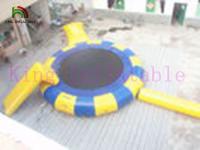 China Inflatable Trampoline Blow Water Jumping Toy Water bouncer For Kids and Adults for sale