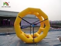 China PVC Inflatable Water Toy , OEM / ODM Inflatable Running Water Circle For Water Park for sale