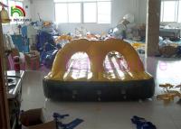 China Yellow / Red PVC Tarpaulin Inflatable Water Toy / Giant Shoes For Water Sports for sale