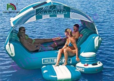 China 0.9mm PVC Tarpaulin Blow Up Water Boat With Ceiling Leisure Toy For Outdoor Use for sale