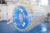 China 1.0mm PVC / TPU Blow Up water rolling Toy Inflatable Water Roller For Water Park for sale