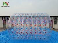China Transparent Inflatable Water Toys Colorful D Ring Water Roller For Adults N Kids for sale