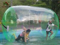 China PVC / TPU Transparent Inflatable Water Toy / Inflatable Water Roller for rental use for sale