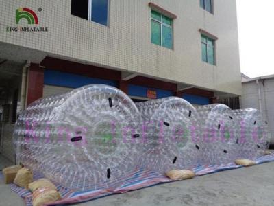 China Bubble Clear Inflatable Walk On Water Rolling Toy With Heat Sealed Workmanship for sale