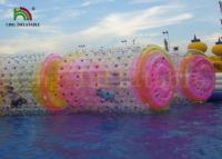 China Giant Transparent PVC / TPU Inflatable Water Toy Roller For Kids And Adults for sale