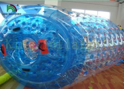China Blue or Colorful 1.0mm PVC / TPU Inflatable Water Toy / Aqua Rolling ball for kids for sale