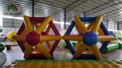 China Durable Inflatable Water Toy Color Custom PVC Walking On Water Wheel With CE Approved for sale