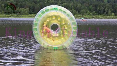 China 2.4 Dia Inflatable Water Rolling Ball Transparent 1.0mm pvc Inflatable Water Toy for sale