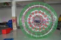 China 2.4 Dia Inflatable Water Rolling Ball Transparent 1.0mm pvc Inflatable Water Toy for sale