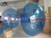 China Transparent Durable 1.0mm PVC / PTU Inflatable Water Toy For Rental Or Hire for sale