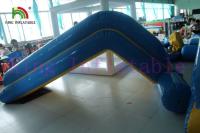 China Commercial 0.9mm PVC Tarpaulin Inflatable Big Air Slide For Water Park for sale